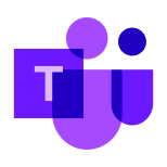 Microsoft Teams icon in Color Glass Style