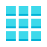 Grid view Icons – Download for Free in PNG and SVG
