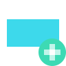 Add Row icon in Cute Outline Style