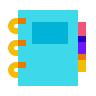Copybook icon in Color Style
