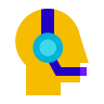 Customer Support icon in Cute Outline Style