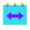 Date Span icon in iOS Style