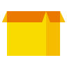 Empty Box icon in Cute Color Style