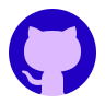GitHub icon in Cute Color Style