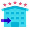 Hotel Check In icon in iOS Style