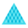 Louvre Pyramid icon in Color Glass Style