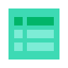 Spreadsheet icon in Material Filled Style