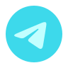 Telegram App icon in Windows 10 Style