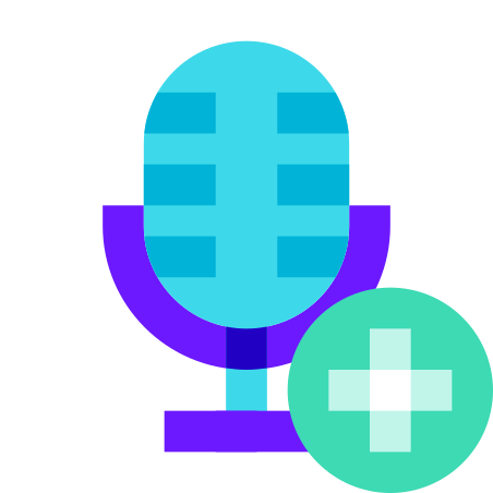 Add Record icon in Color Glass Style