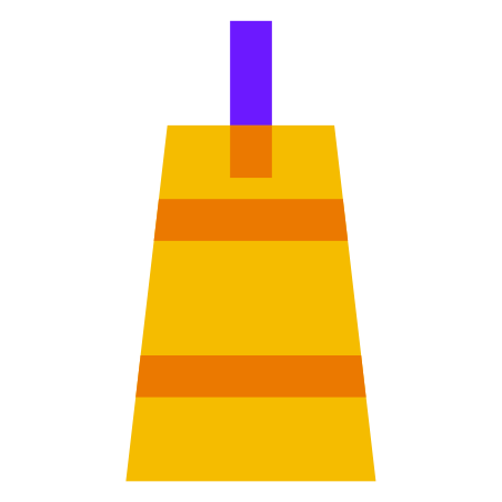 Butter Churn icon in Color Glass Style