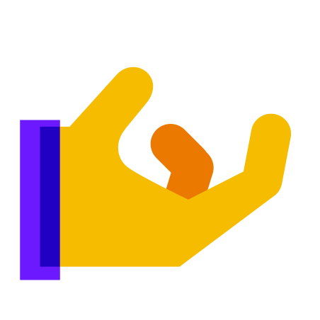 Come icon in Color Glass Style