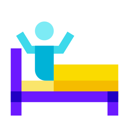Get Up icon in Color Glass Style