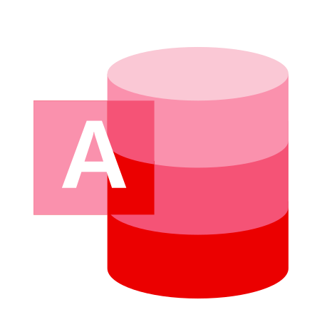 Microsoft Access 2019 icon in Color Glass Style