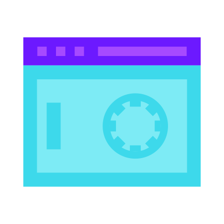 Safe Browsing icon in Color Glass Style