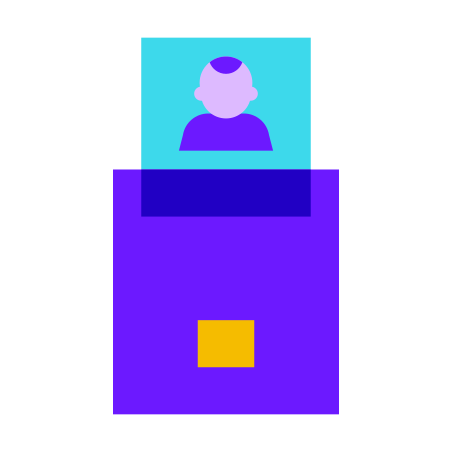 Smart Card Reader icon in Color Glass Style