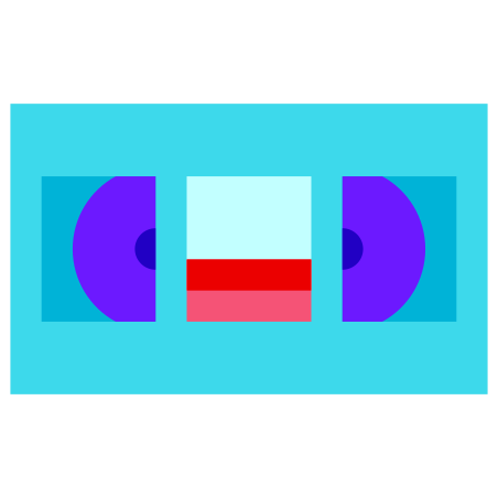Tape Drive icon in Color Glass Style