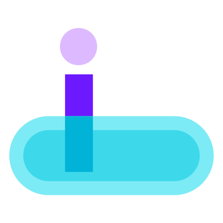 Travelator icon in Color Glass Style