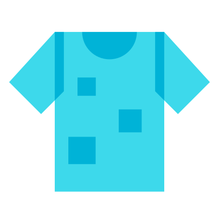 Worn Out Clothes icon in Color Glass Style