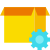 Box Settings icon in Color Glass Style