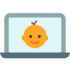 Baby App icon in Color Style