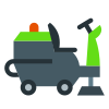 Floor Scrubber icon in Color Style