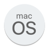 Mac Os Logo icon in Color Style