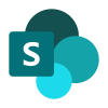 Microsoft Sharepoint 2019 icon in Color Style