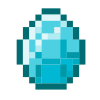 Ícone de Minecraft diamante no estilo Cor