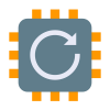 Overclocking Processor icon in Color Style
