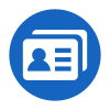 Worker ID Card icon in Color Style