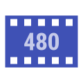 480p icon in Color Style