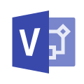Microsoft Visio icon in Color Style