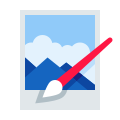 Paint Net icon in Color Style