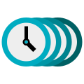 Tenses icon in Color Style