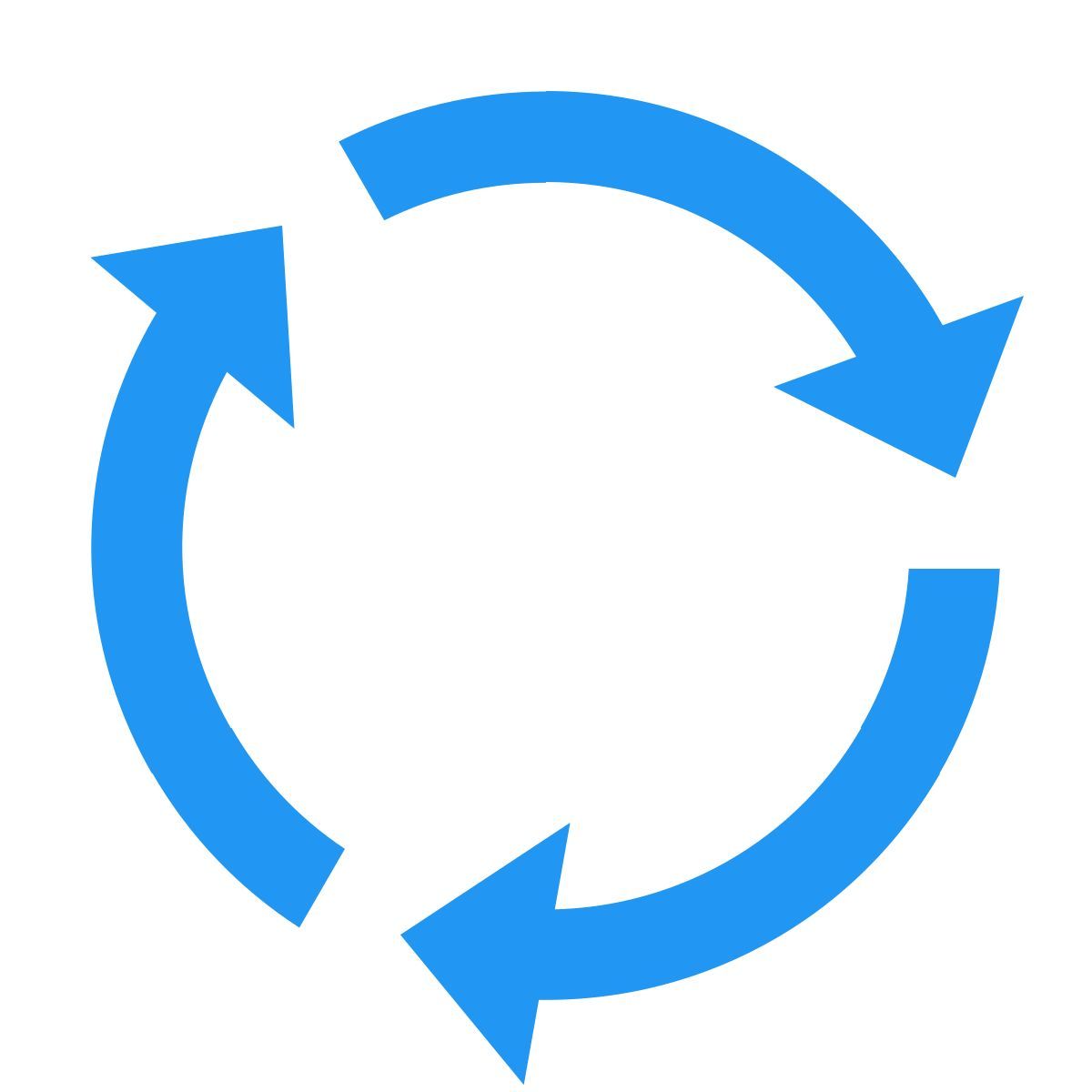 Circular Arrow Icons Logos Symbols BAIYN