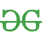 GeeksforGeeks icon in Color Style