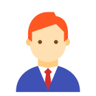 Administrator Male Skin Type 1 icon in Color Style