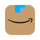 Amazon Shopping App icon in Color Style