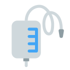 Bladder Catheter Bag icon in Color Style