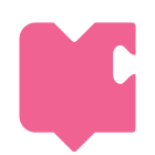 Blockly Pink icon in Color Style
