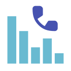Call Statistics icon in Color Style