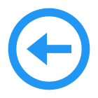 Back Arrow icon in Color Style
