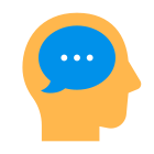 Communication Skills icon in Color Style