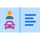 Driver License icon in Color Style