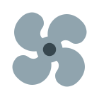 Fan Speed icon in Color Style