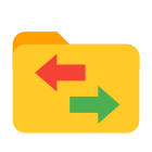 Folder Arrows icon in Color Style