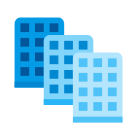 Group Of Companies icon in Color Style