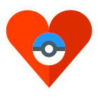 Heart Pokemon icon in Color Style