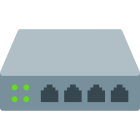 Internet Hub icon in Color Style
