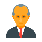 Putin icon in Color Style
